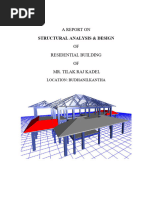 Structural Design Report of G+ 3 Residence Addis Ababa | PDF | Beam (Structure) | Structural ...