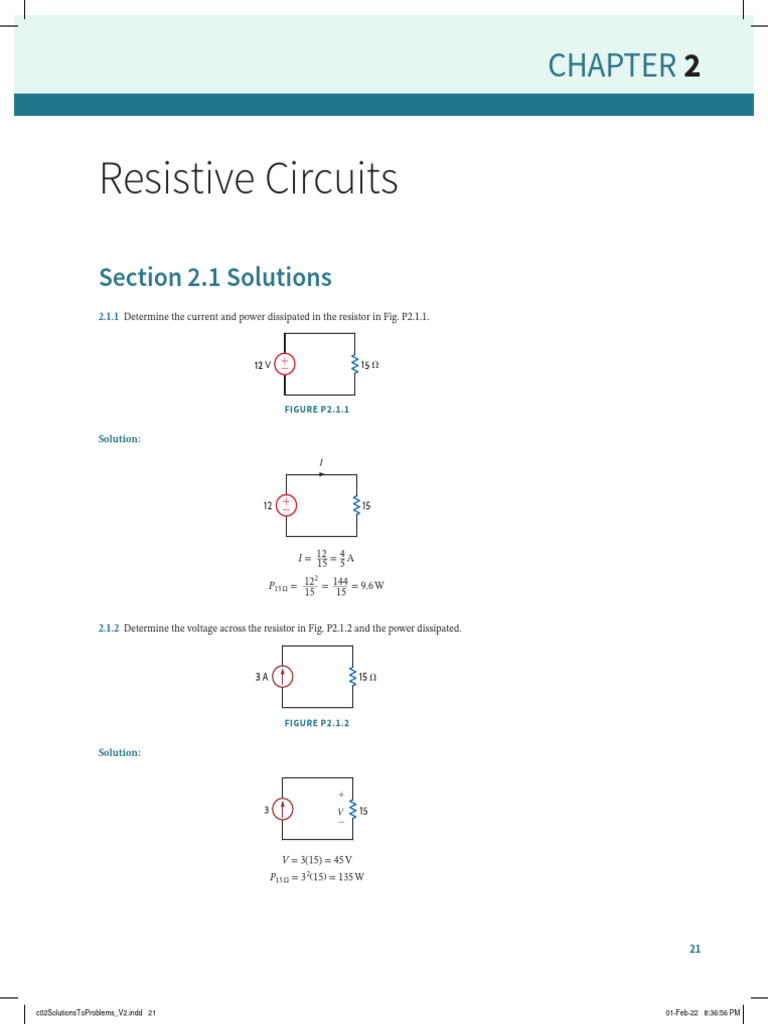 CH 02 | PDF | Electrical Resistance And Conductance | Computer Engineering