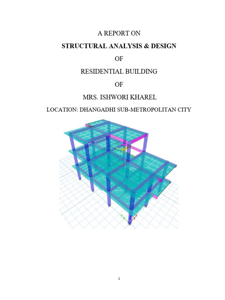 Ishwori Kharel structural report(bipin Acharya) | PDF | Earthquake Engineering | Earthquakes