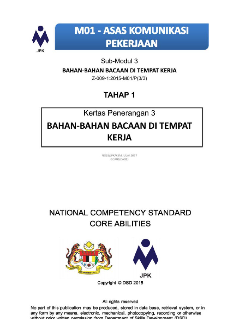 Sub-Modul 3 Asas Kamunukas Pekerja | PDF