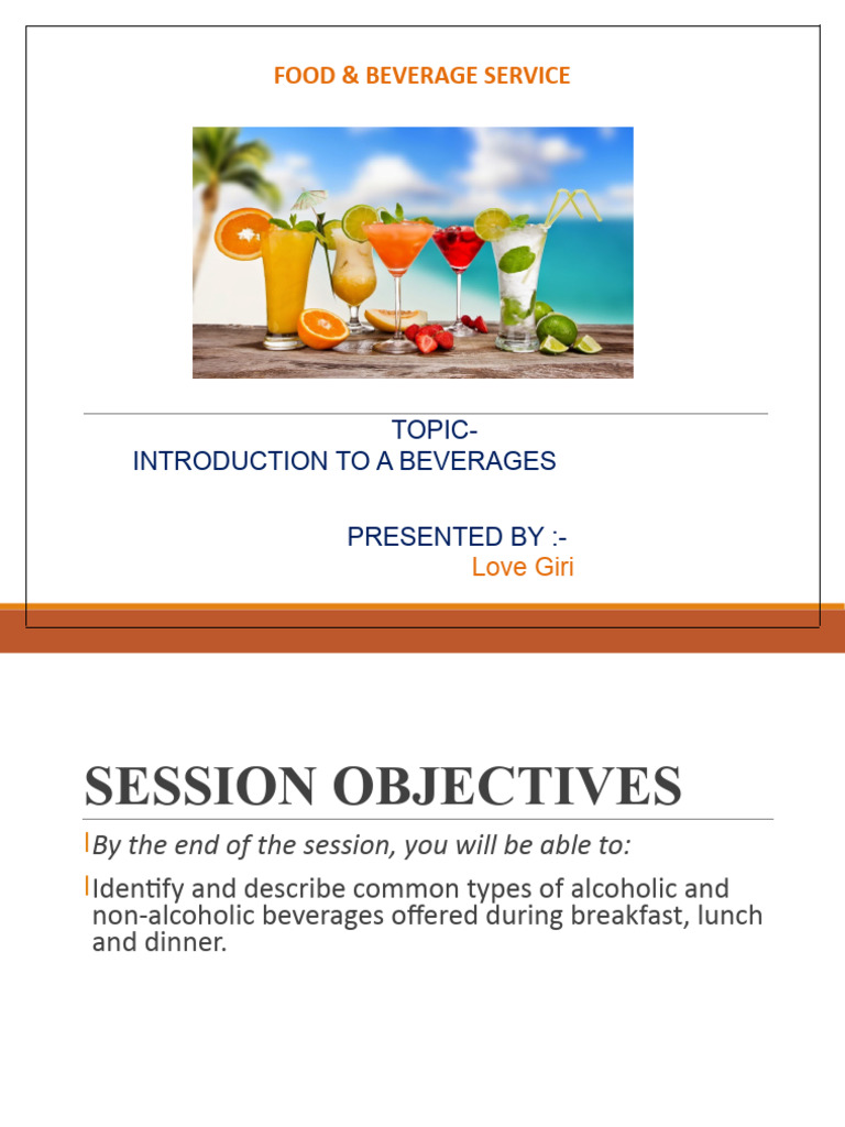 Alcoholic Beverages | PDF | Drink | Alcoholic Beverages