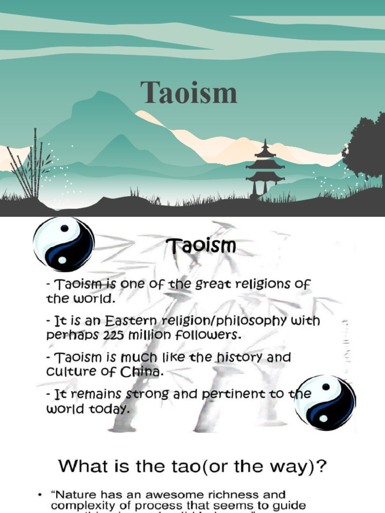 Taoism Report | PDF
