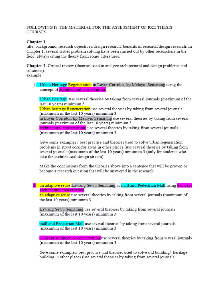 Pre-Thesis Assessment for Design Research | PDF | Methodology | Science