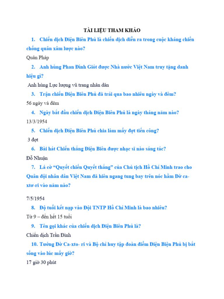 Tai Lieu Tham Khao | PDF