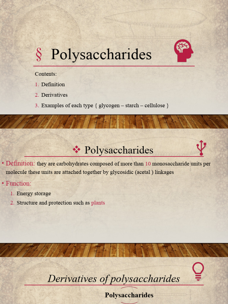 Polysaccharides | PDF | Polysaccharide | Glucose