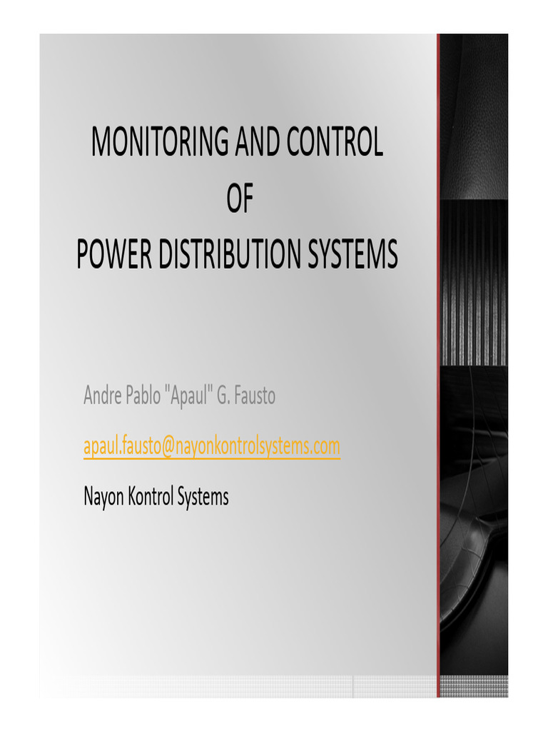 Fundamentals Of Scada Systems Pdf Electrical Substation