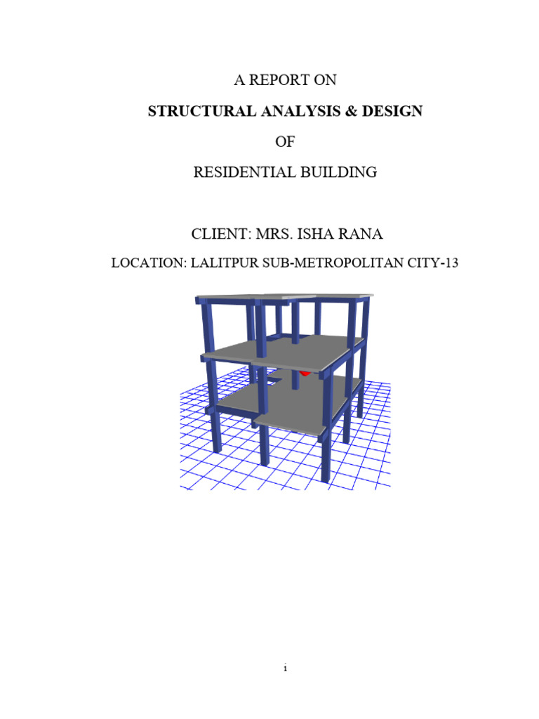 Isha Rana Structural Report | PDF | Earthquake Engineering | Structural ...