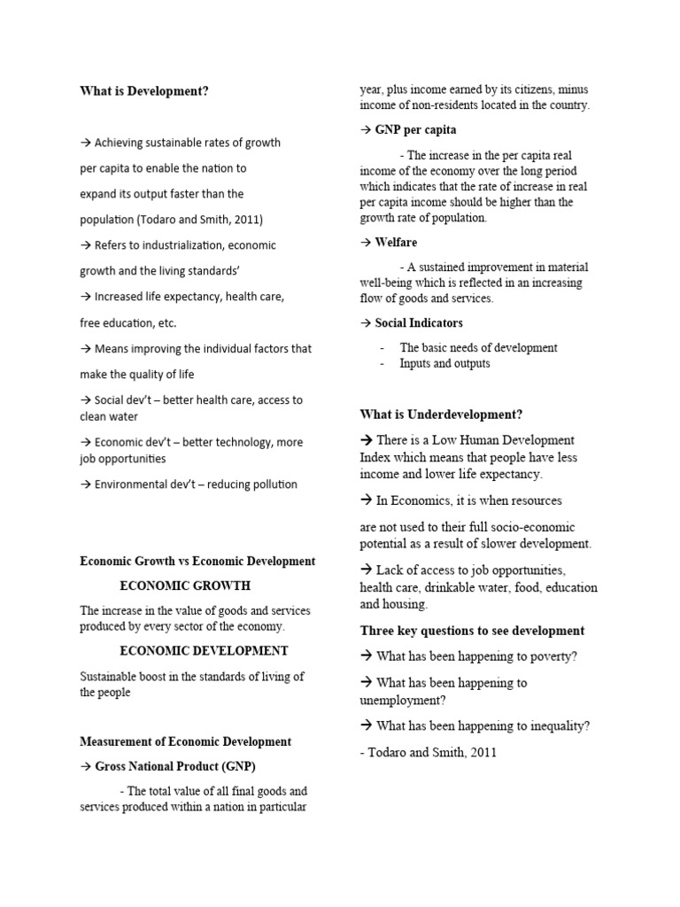 Lesson 1 | PDF | Economic Growth | Income