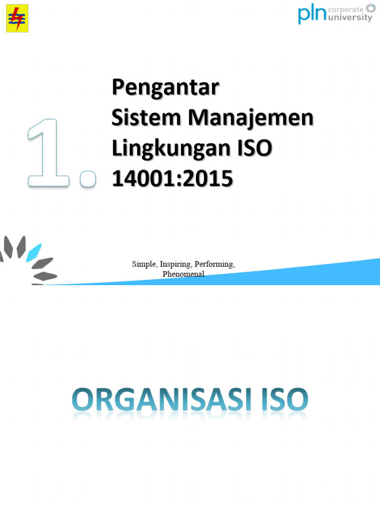 Materi Tayang Pengantar SML SNI ISO 14001-2015 Rev1 | PDF | Seni