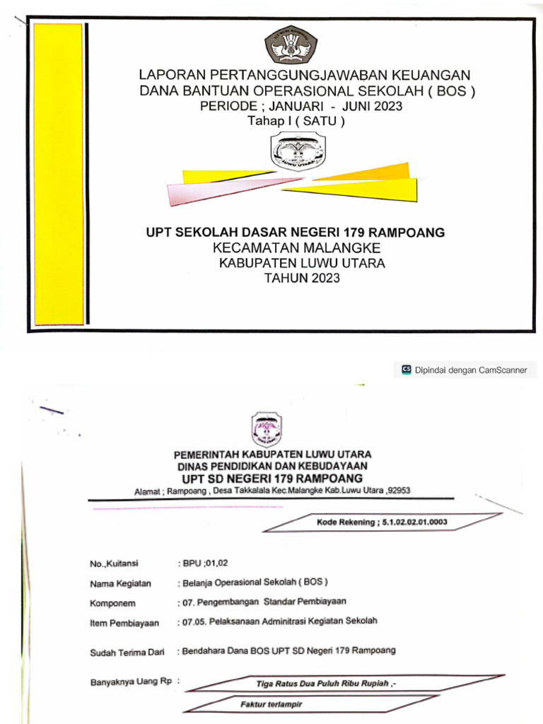 SPJ Periode Januari - April 2023 Tahap 1 | PDF