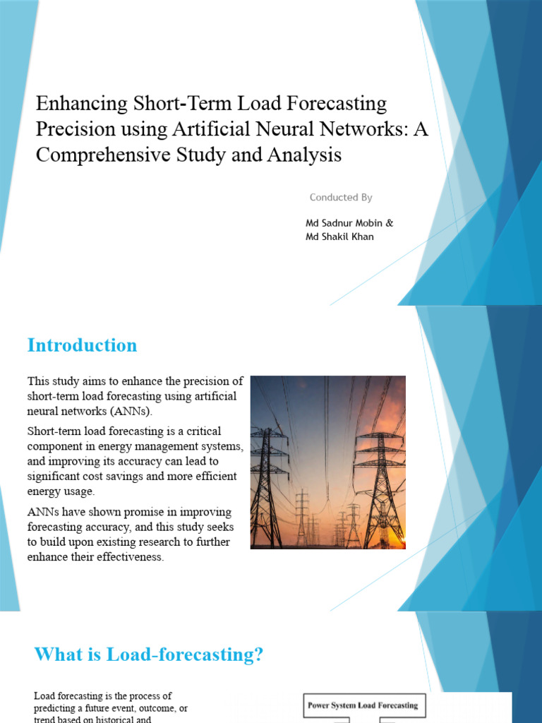 Final Ppt On Load Forecasting By Roll 1112 And 1137 Download Free Pdf