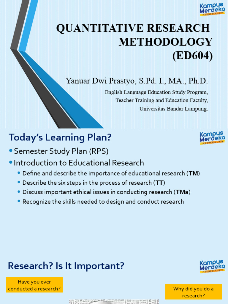 Quantitative Research Methodology - Introduction To Educational ...