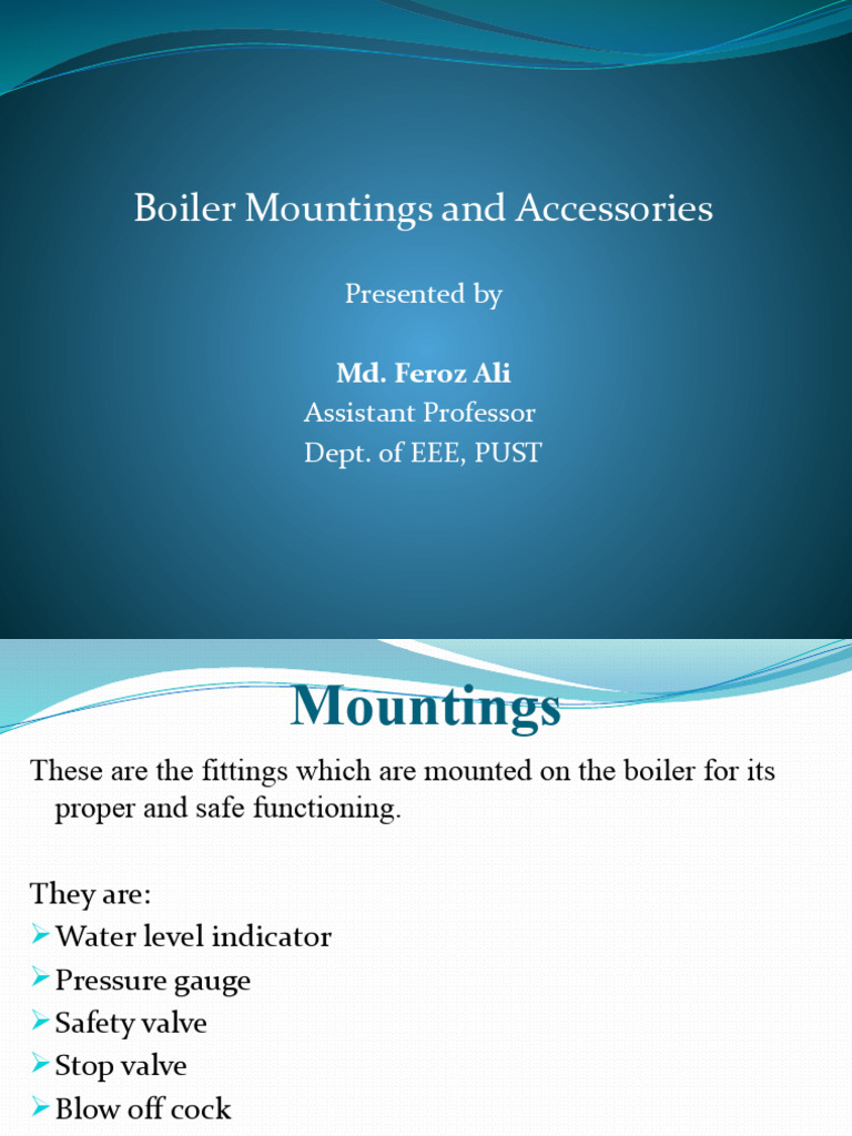 02 Ch-14 Boiler Mountings and Accessories | PDF | Boiler | Energy ...