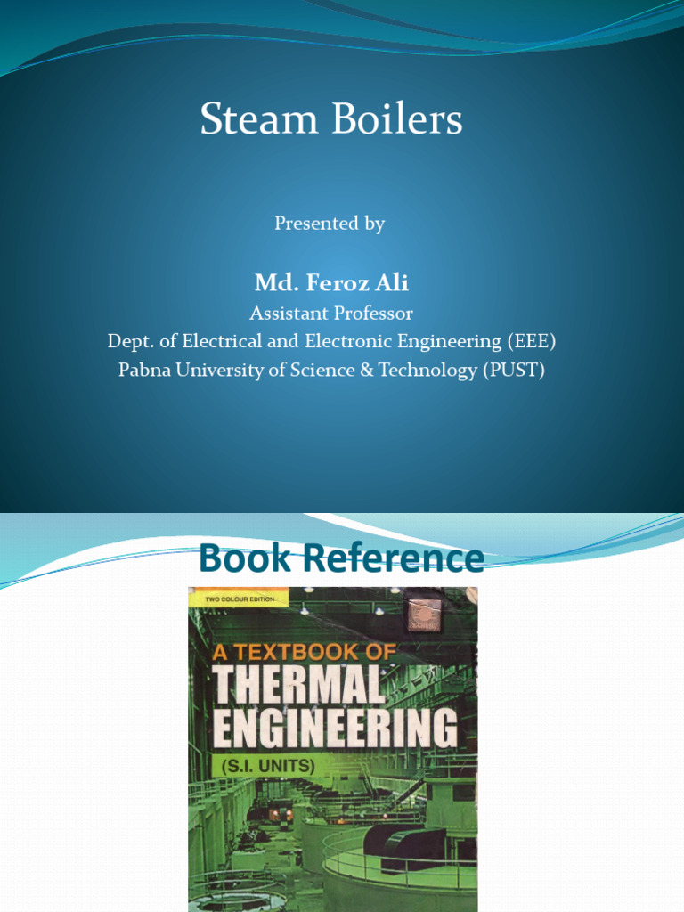 01 Ch-13 Steam Boilers | PDF | Boiler | Steam
