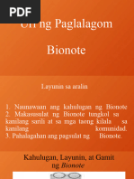 Bionote (Filipino) | PDF