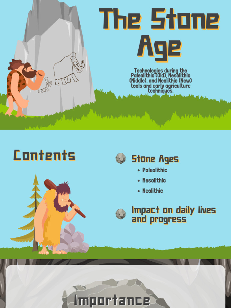 The Stone Age | PDF | Neolithic | Stone Age