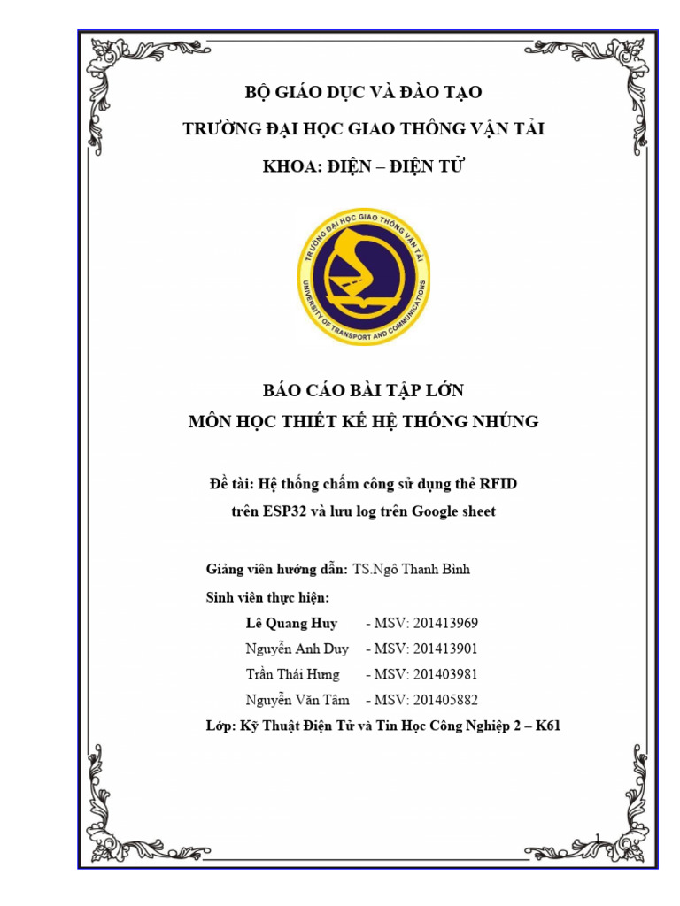 BaoCao BTL Nhung | PDF