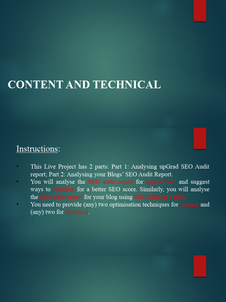 MICA SEO Audit Shruti Samant | PDF | Search Engine Optimization | Web Development