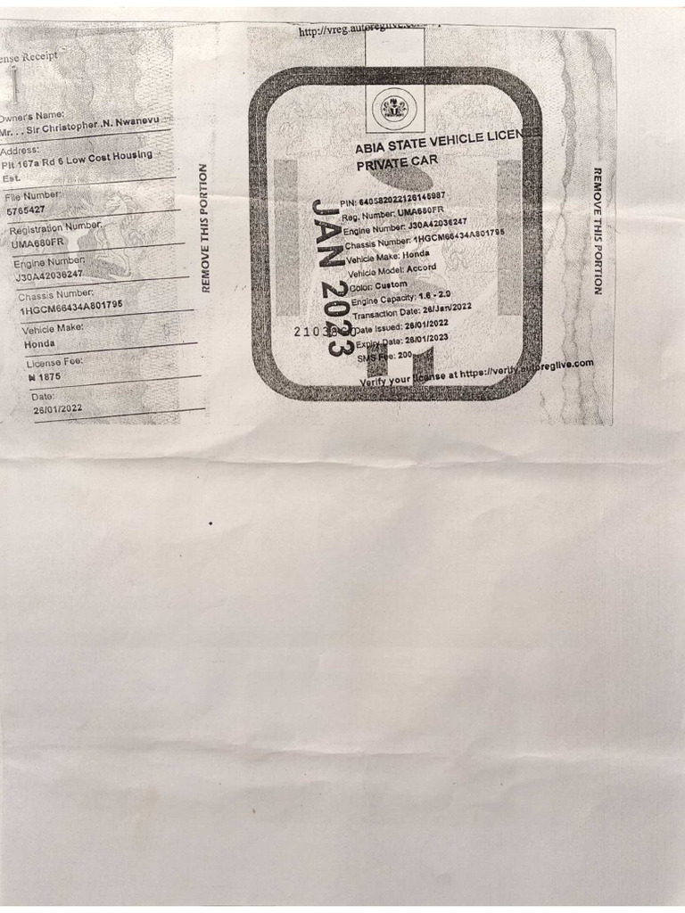 Honda Acc Docs | PDF