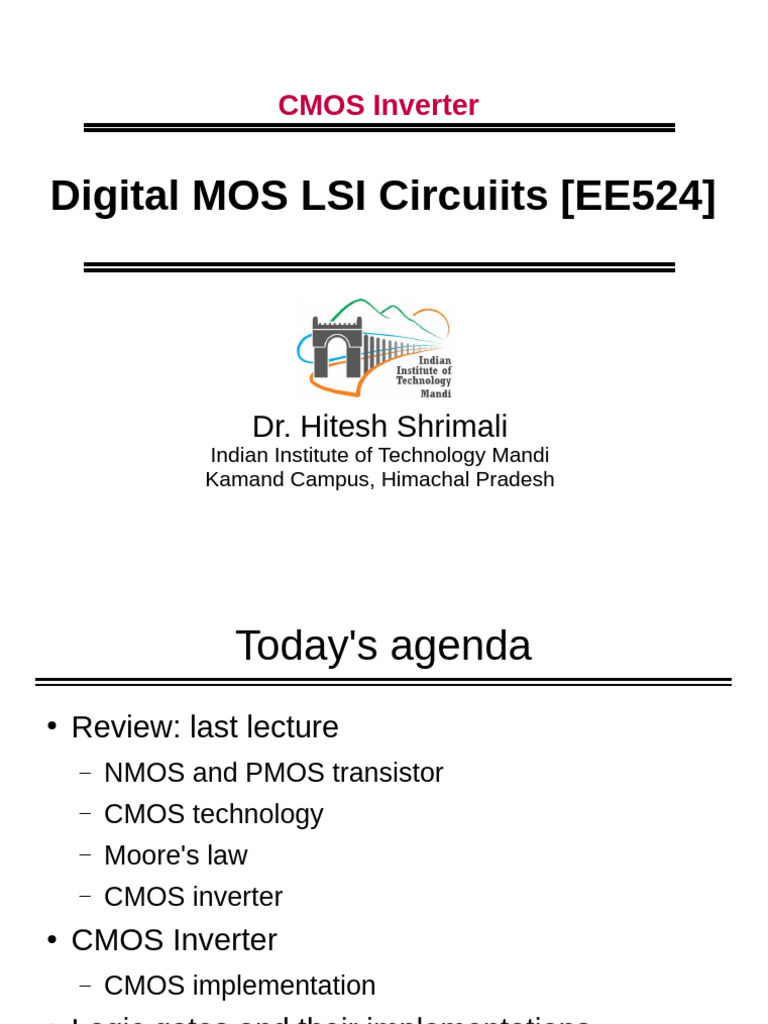 3 Inverter | PDF | Cmos | Logic Gate