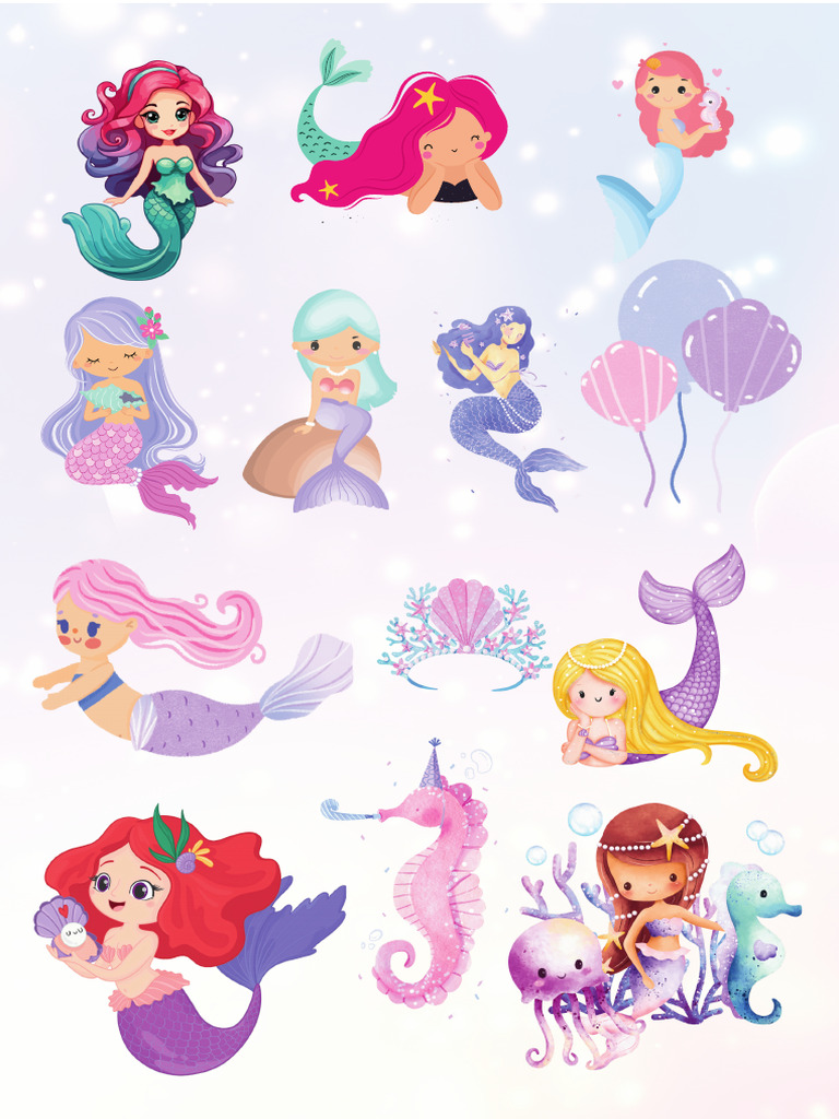 Mermaid Stickers | PDF