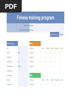 Badminton Training Program | PDF | Physical Exercise | Weight Training