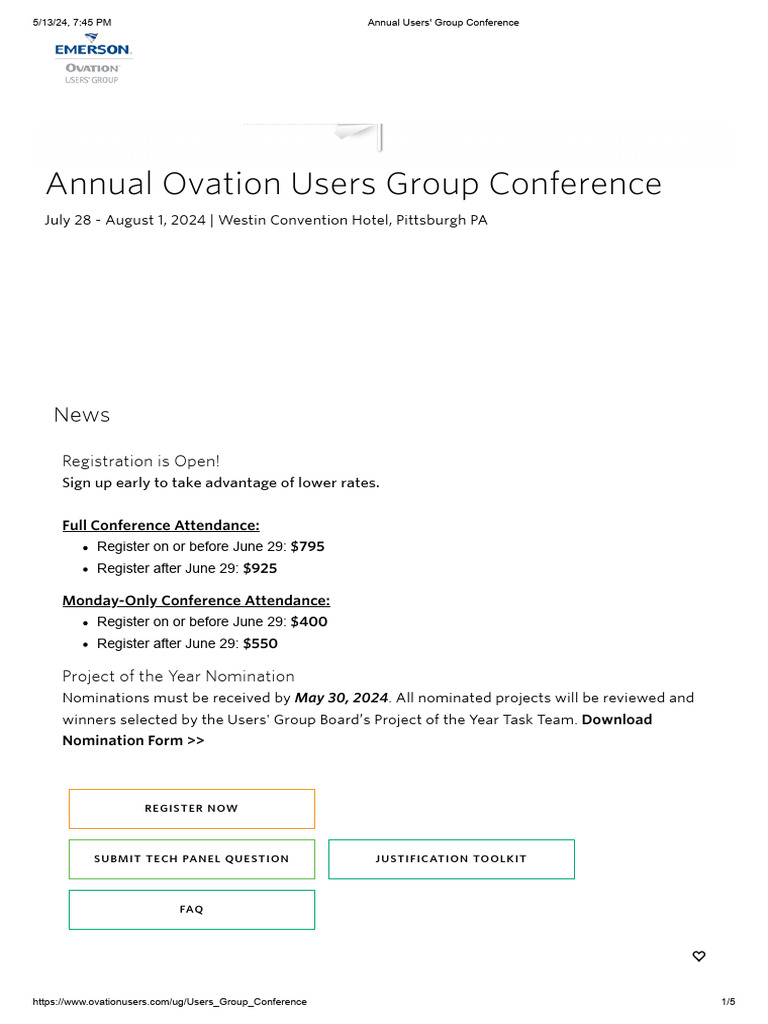 Annual Users' Group Conference | PDF | Internet Forum | Websites