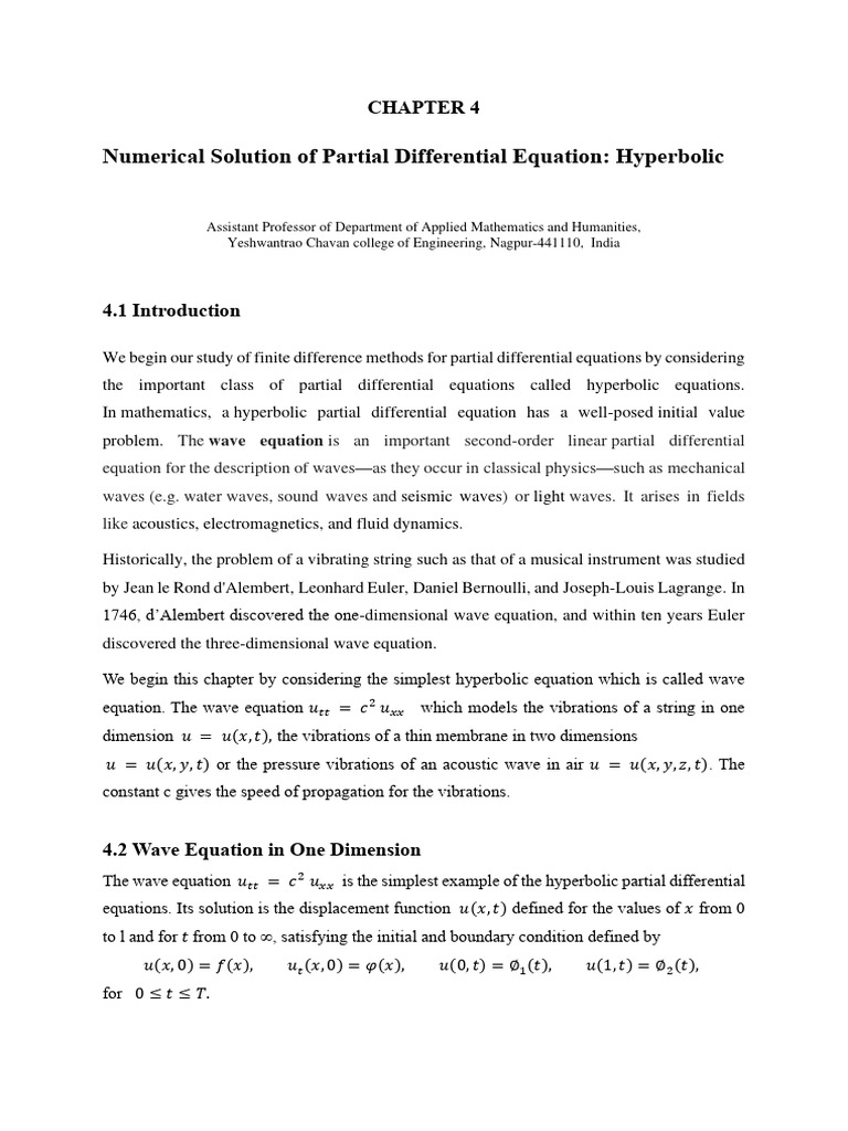 Unit 4 Pdf Differential Equations Waves