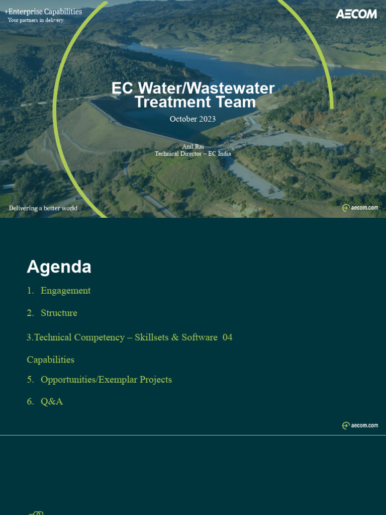 Water - Wastewater Treatment Team Capability | PDF | Sewage Treatment ...