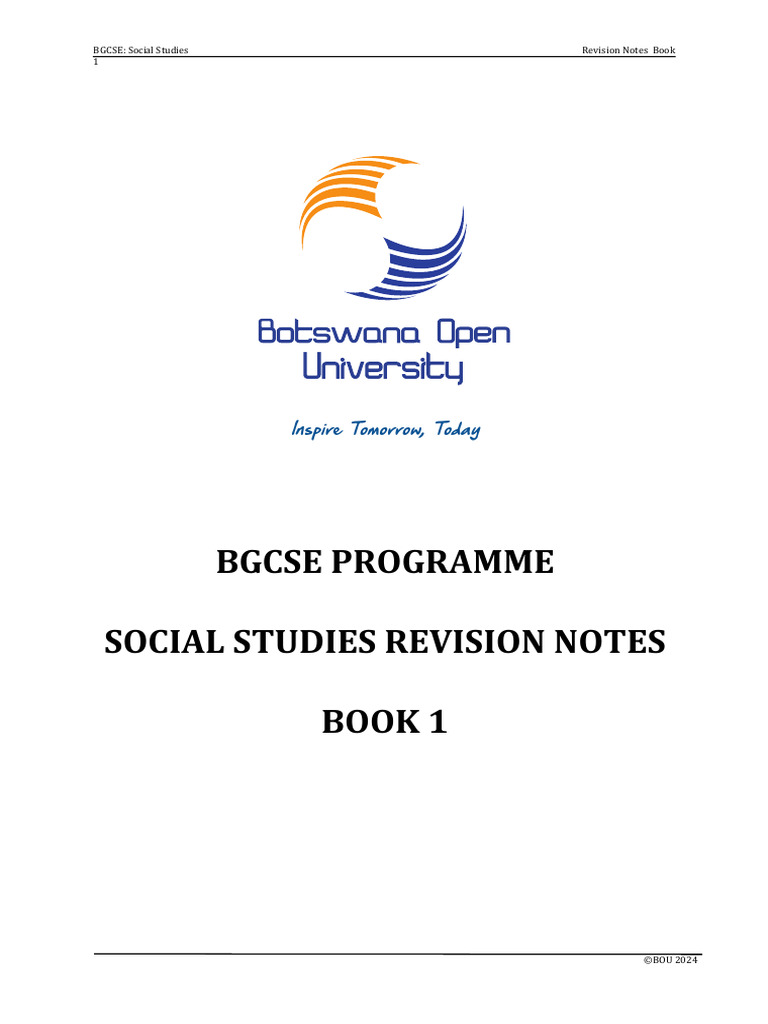 Bgcse Social Studies Book 1 | PDF | Grazing | Environmental Degradation