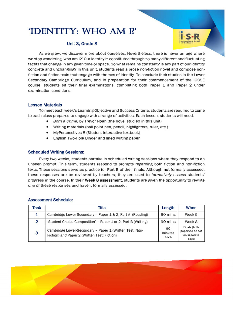 (Handout 1) Grade 8 - Unit 3 | PDF | Secondary Education | Learning