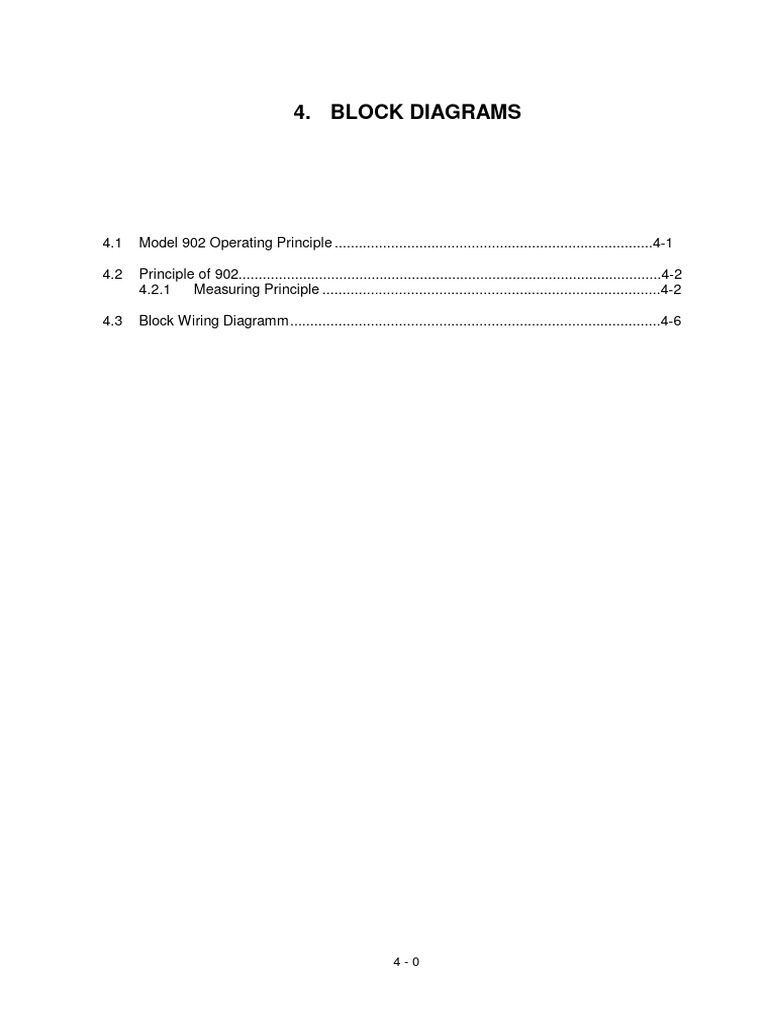 Model 902 Block Diagrams | PDF | Water | Disk Storage