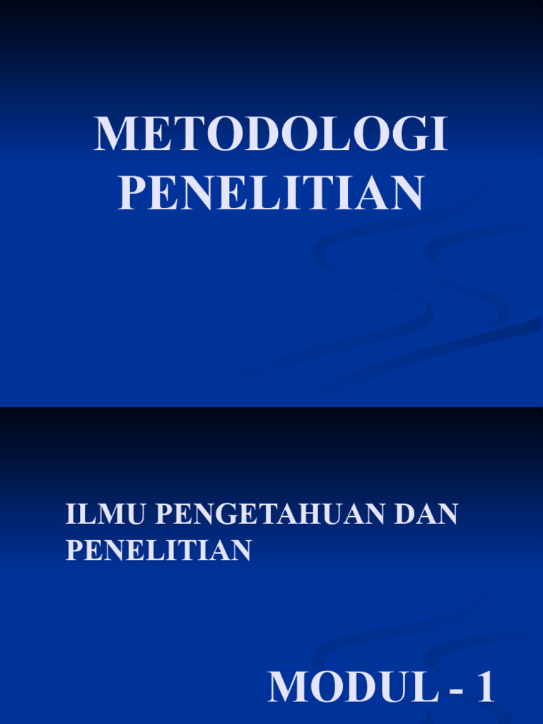Metodologi Fix | PDF | Ilmu Sosial
