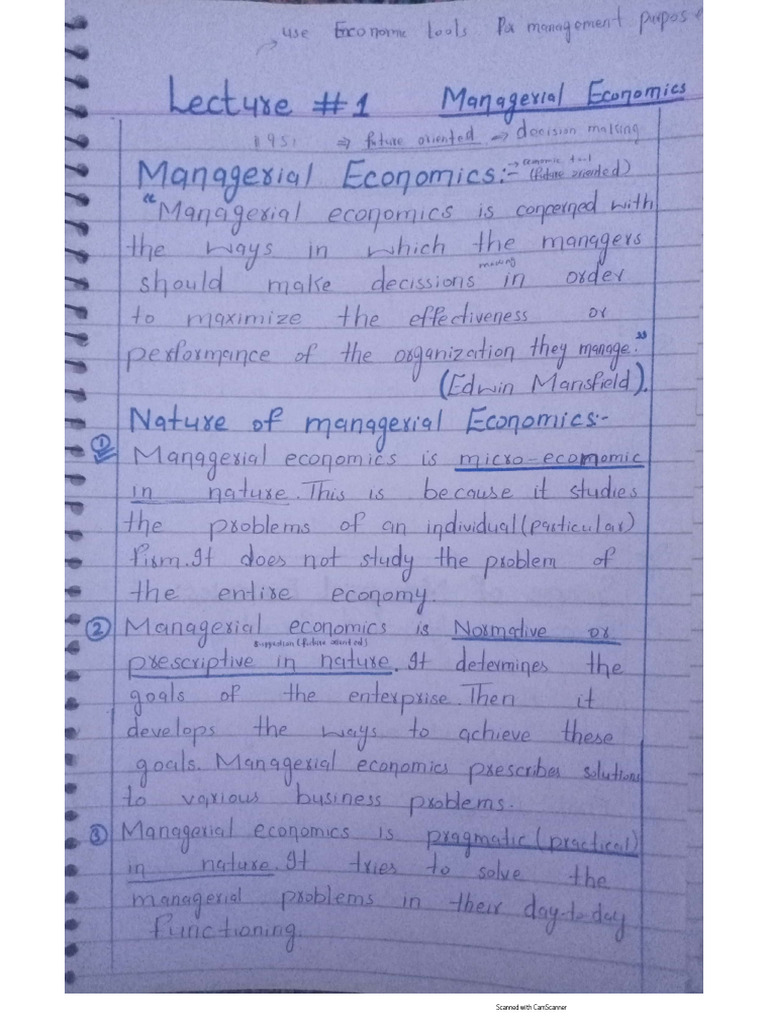 Managerial Economics (H) | PDF