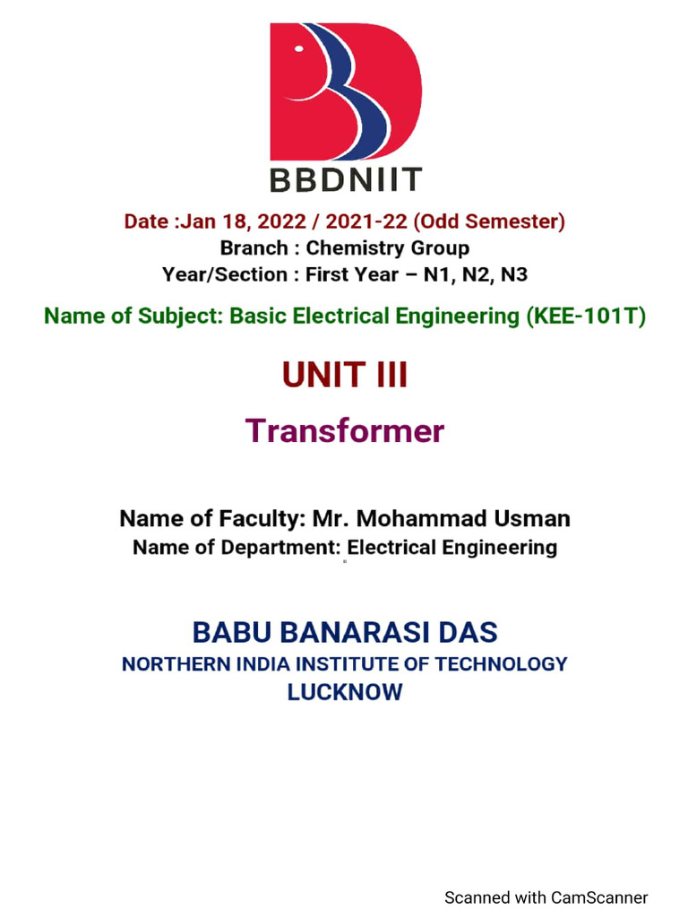 Jan18 BEEnotes | PDF