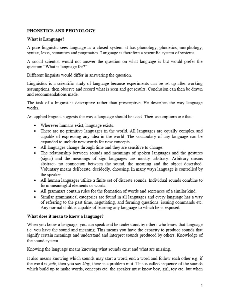Phonetics and Phonology | Download Free PDF | Syllable | Phoneme