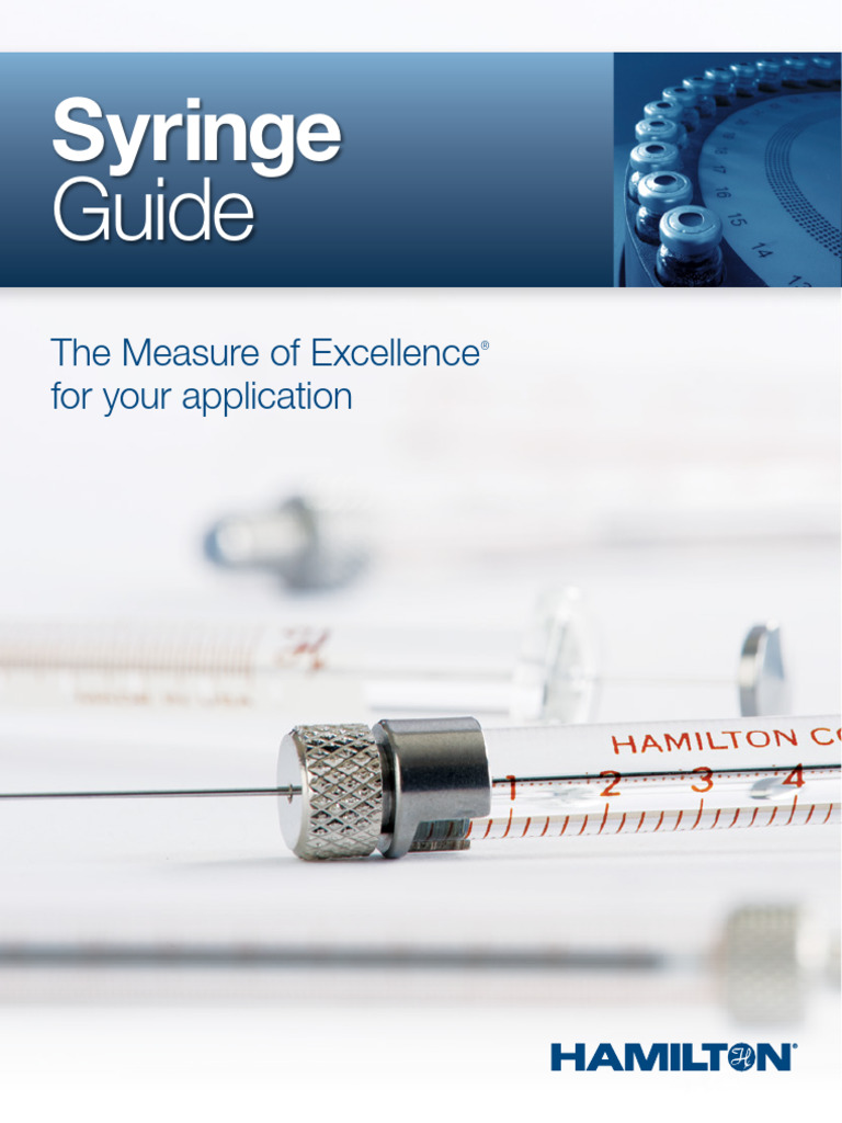Syringes Overview | PDF | Syringe | High Performance Liquid Chromatography
