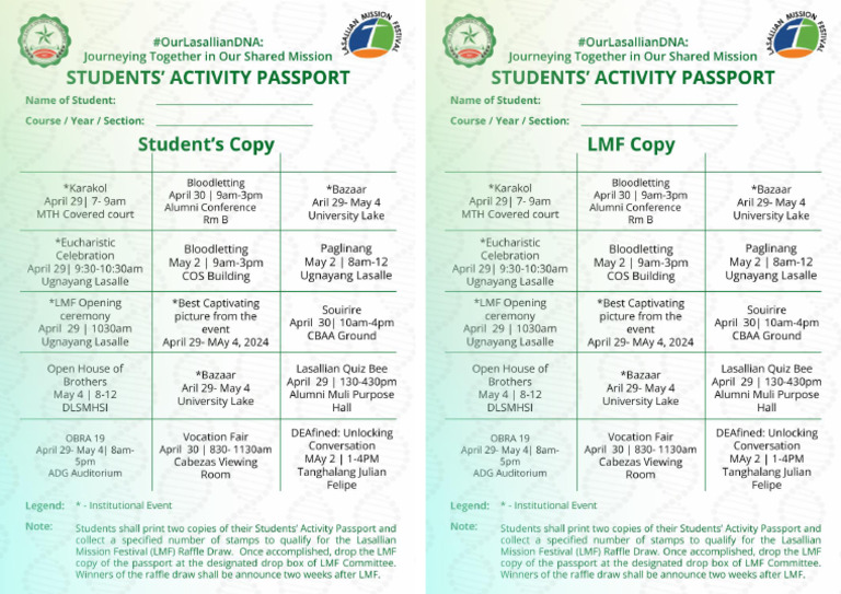 For Printing LMF Passport | PDF