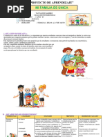 Proyecto "Mi Familia Maravillosa" | PDF | Aprendizaje | Ciencia cognitiva