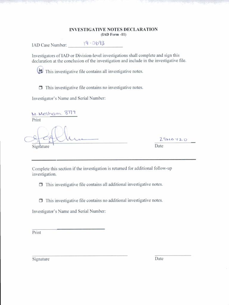 Signed Notes Dec (19-0693) | PDF