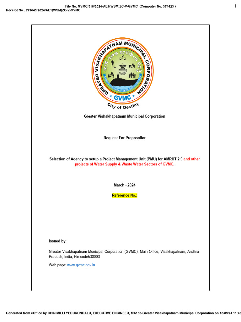 Projects of Water Supply & Projects of Water Supply & Waste Water ...