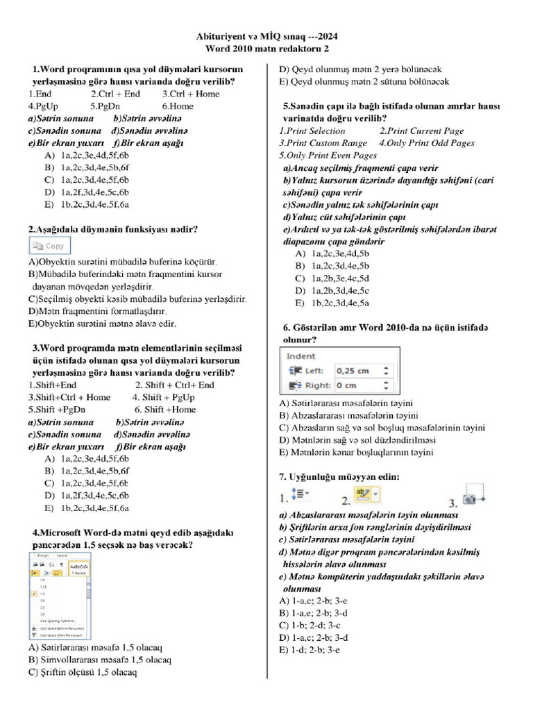 Word 2010 Metn Redaktoru | PDF