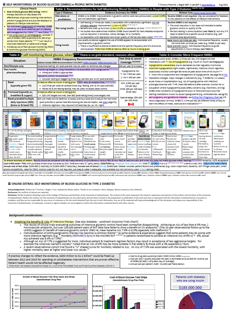 CHT Diabetes SMBG | PDF | Diabetes Management | Hypoglycemia