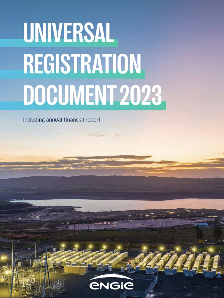 Engie - 2023 Universal Registration Document | PDF | Renewable Energy ...