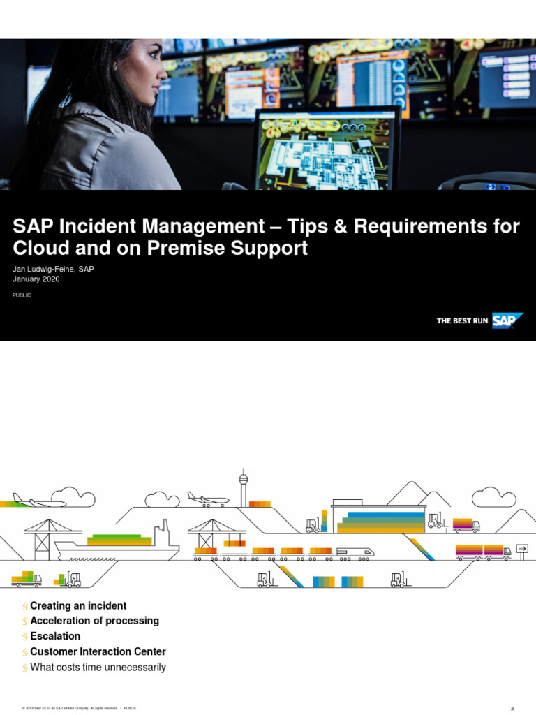 SAP Incident Management - EN - Requirements 05 - 2020 | PDF | Cloud ...