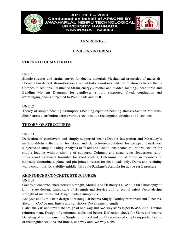 Apecet2023 - Civil Engineering | PDF | Beam (Structure) | Fluid Dynamics