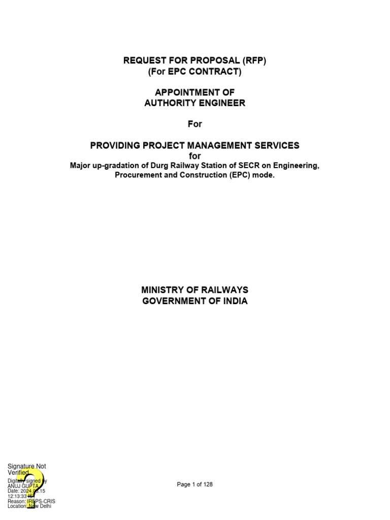 RFPPMSDurg | PDF | Request For Proposal | Legal Liability