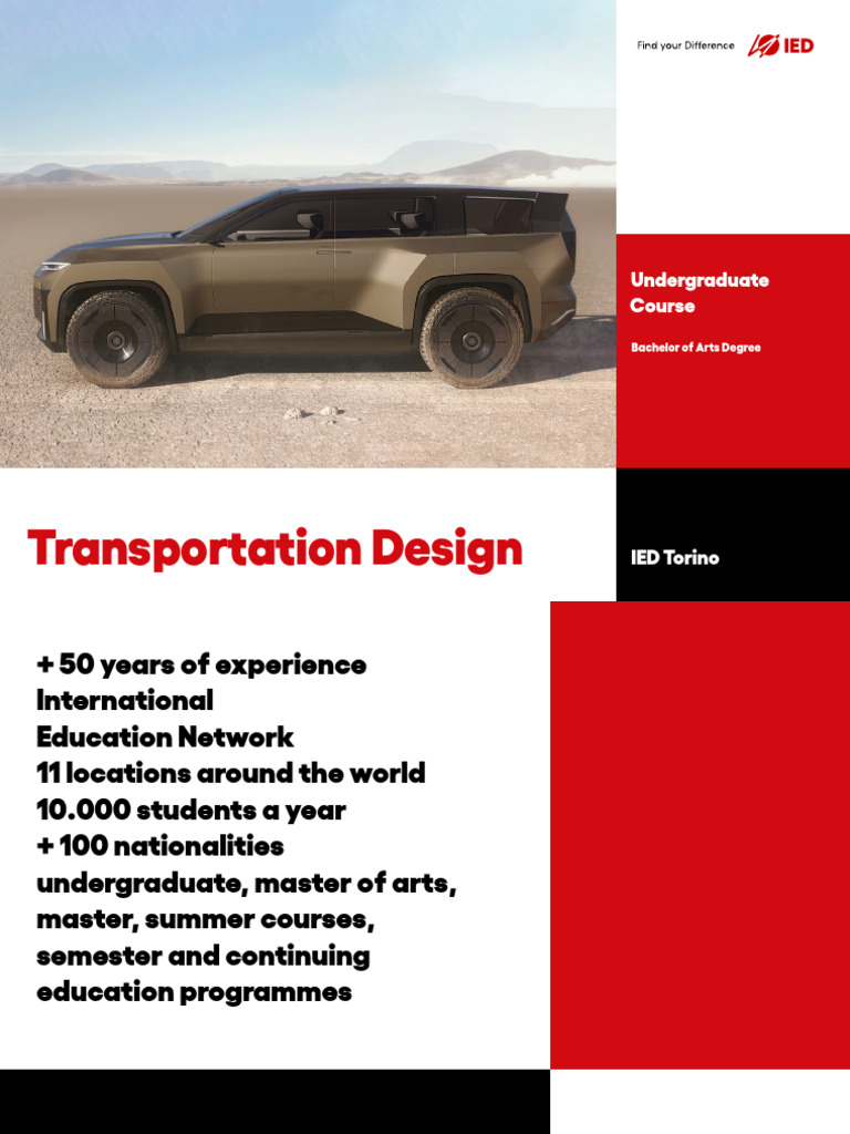 Transportation Design Degree | PDF | 3 D Computer Graphics | Design