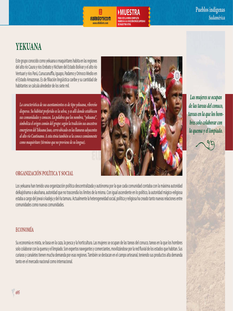 695 699 Pueblos Indigenas Yekuana | PDF