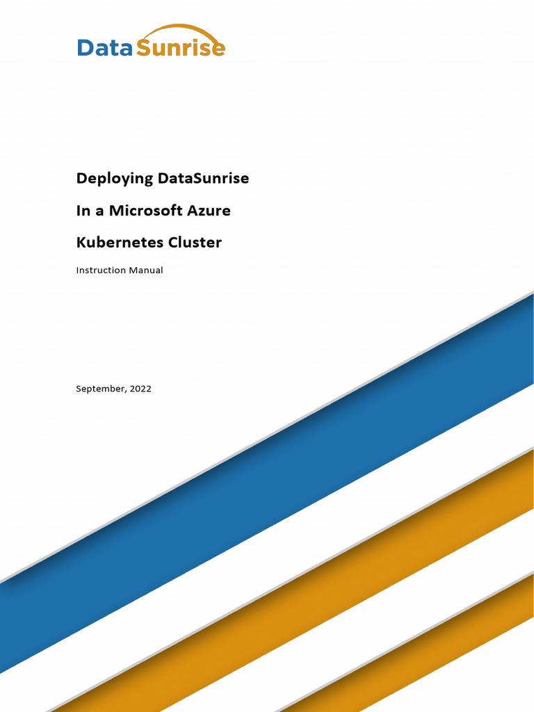 DataSunrise - Deployment - On - Azure - With - Kubernetes - and ...